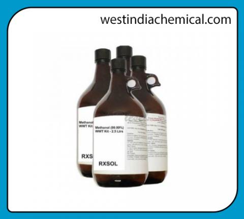 Methanol (99.99%) WWT Kit - 2.5 Ltrs Glass Bottle | West India ...